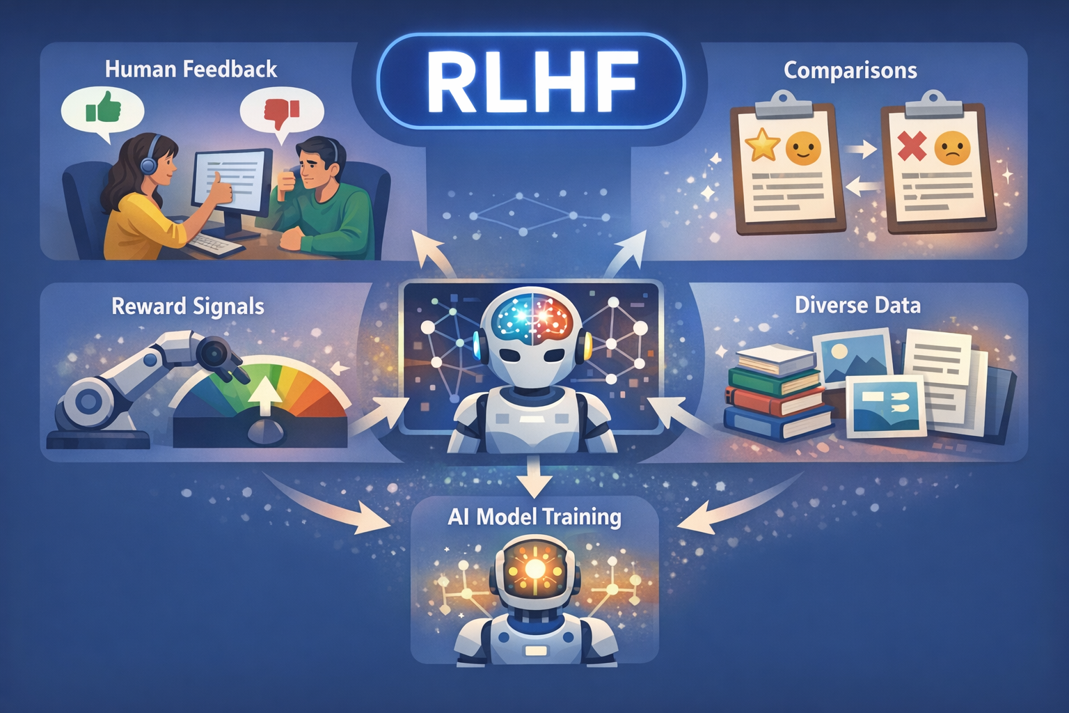 What Is LLM Training Data? RLHF & CoT Explained